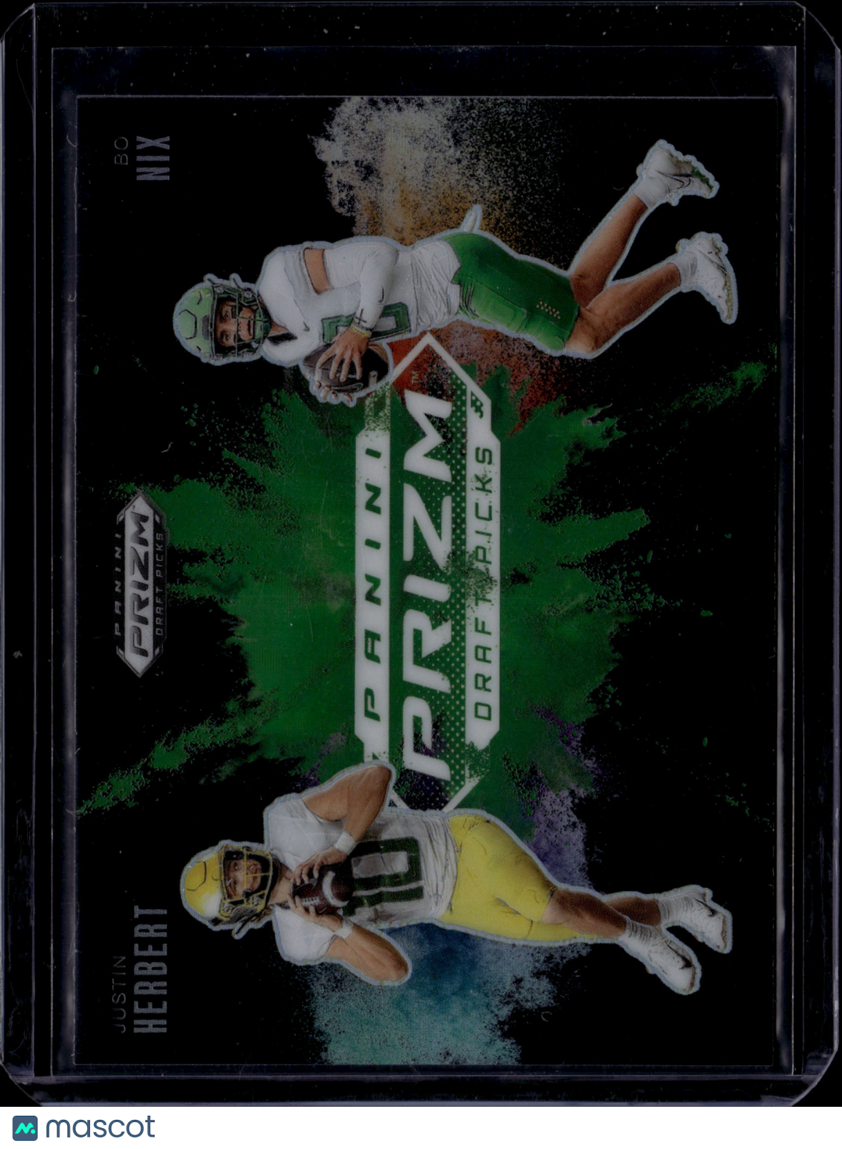 2025 Panini Prizm Draft Picks Justin Herbert Bo Nix Duel Color Blast S ...