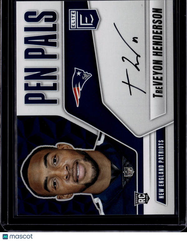 2025 Panini Elite Pen Pals Treyvon Henderson Auto #PP-THE RC – Graybo's ...