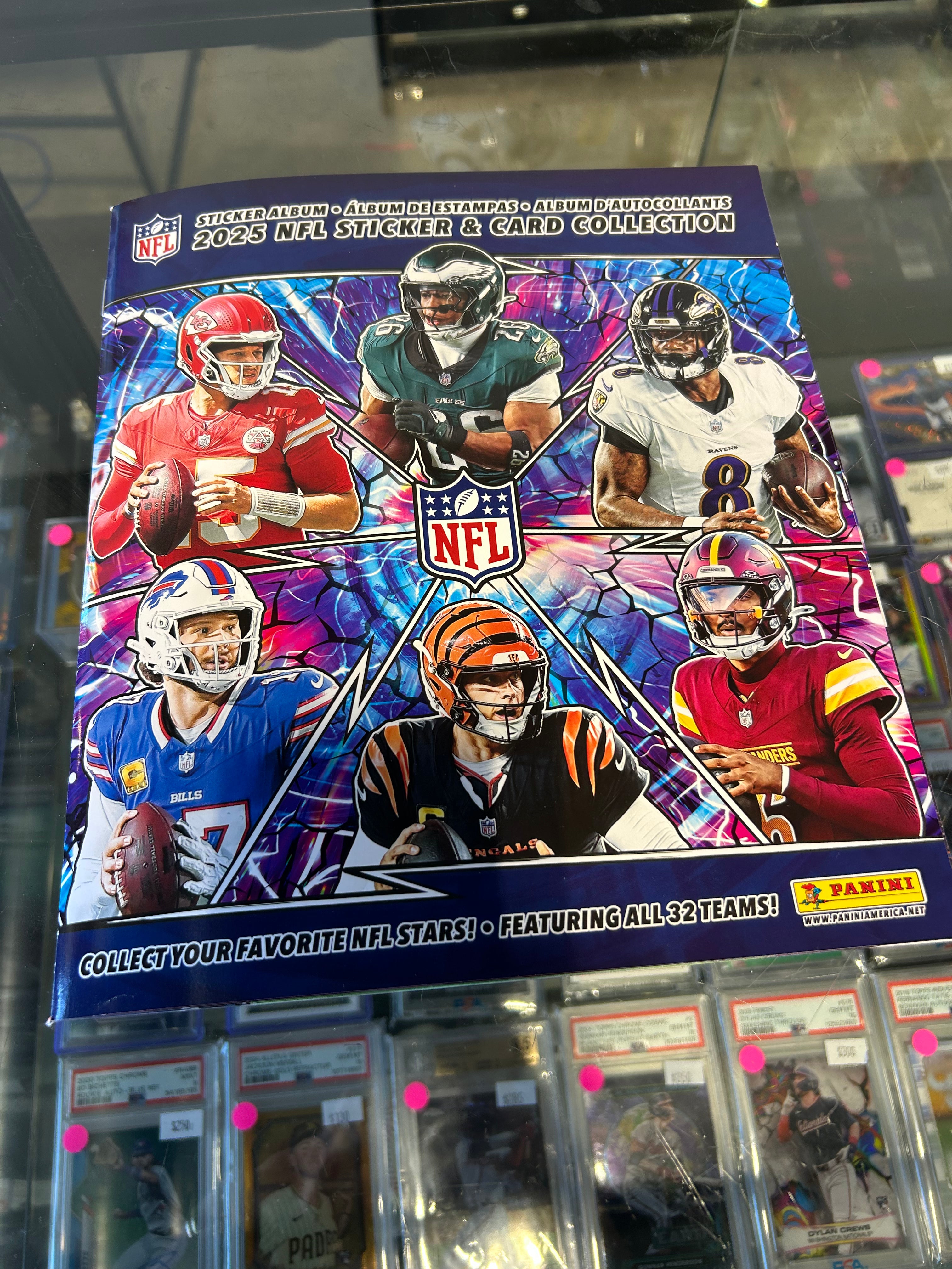 2025 NFL Sticker Collection Album – Graybo's Sports Cards